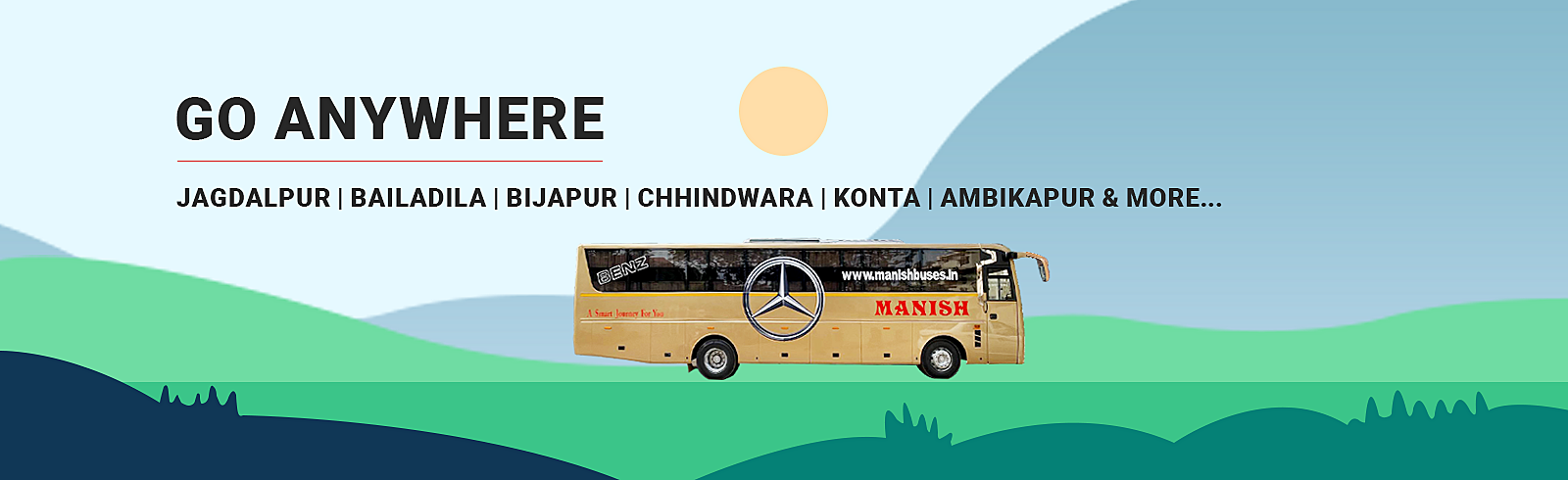 Manish Travels | Bus Booking | Reasonable Bus Tickets